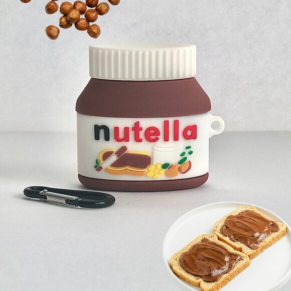 Accessories | Nutella Womens Airpods Pro Case Clip Apple White Black ...